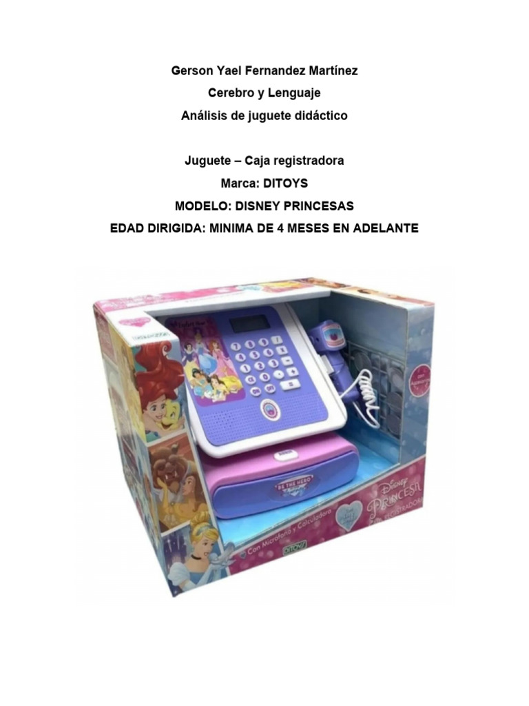 Juguete Educativo: Caja Registradora | PDF | Juguetes | Aprendizaje