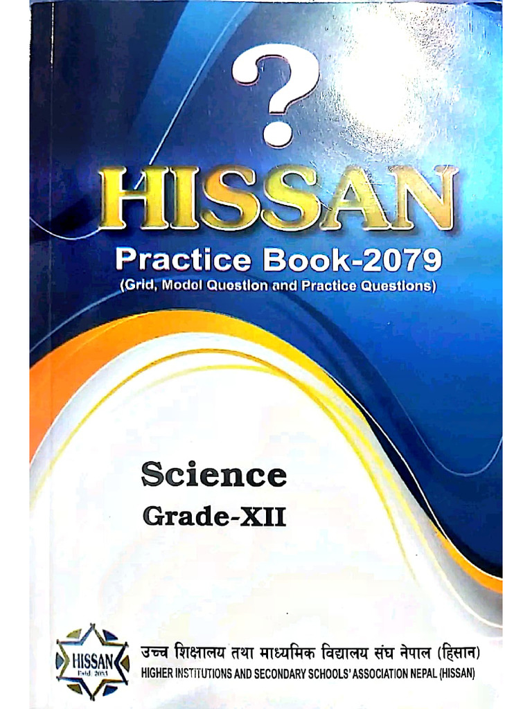 Hissan Chemistry Practice Book | PDF