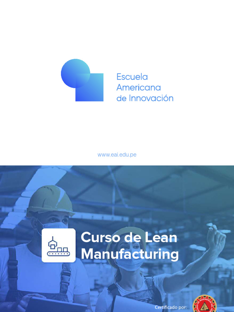 Brochure-Lean-Manufacturing | PDF | Lean Manufacturing | Ingeniería