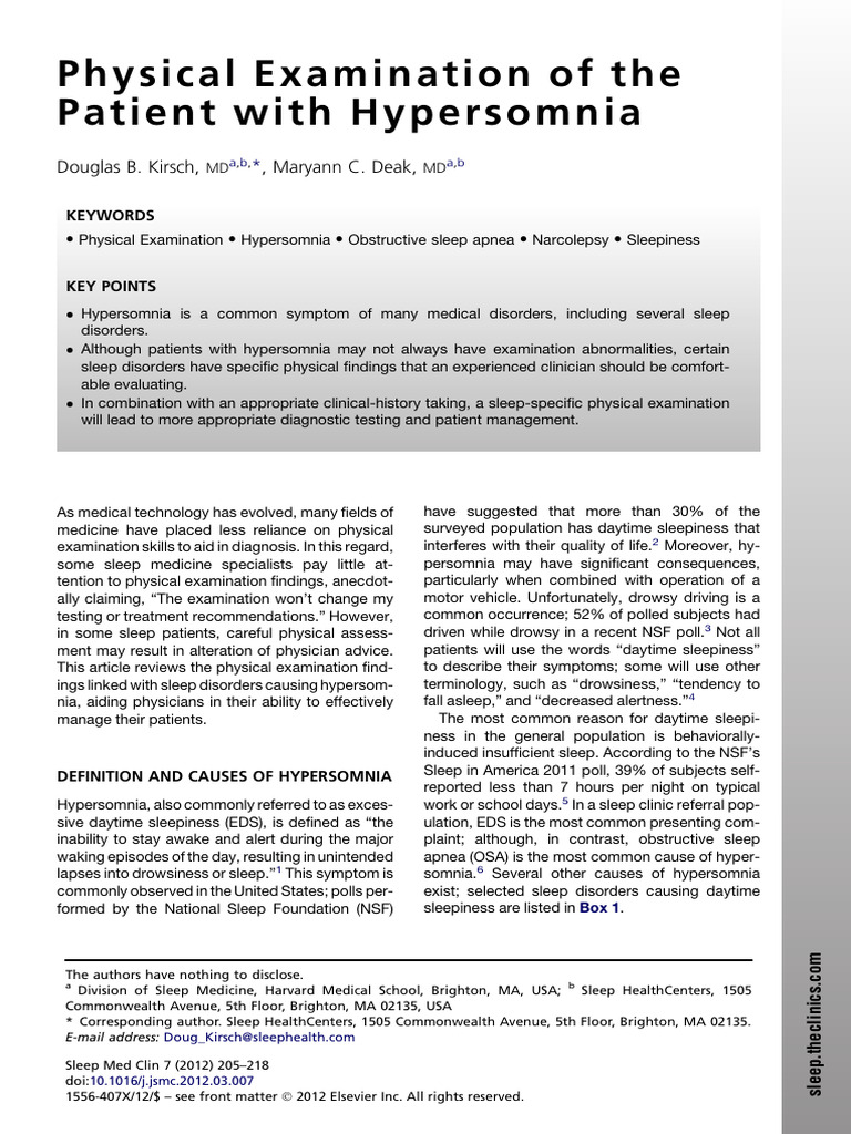 Physical Examination of The Patient With Hyperemia | PDF