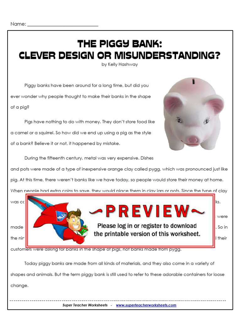 3rd Piggy Bank | PDF | Pottery