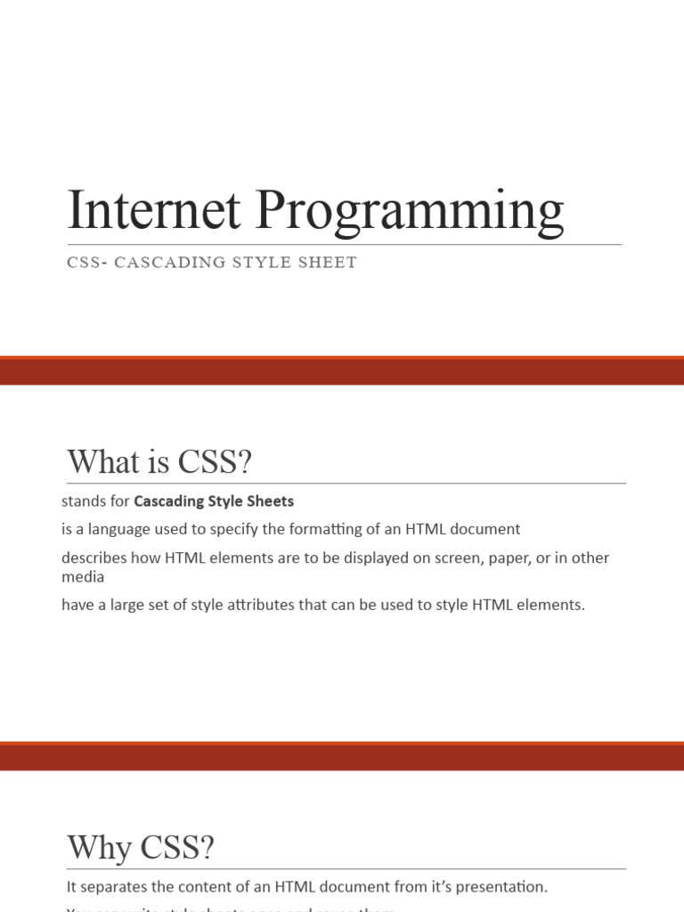 IP - Chapter 3 | PDF | Html | Html Element