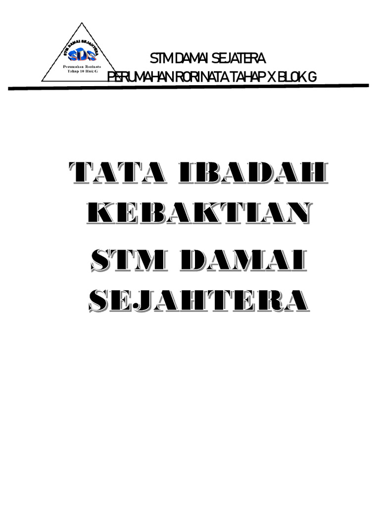 BUKU TATA IBADAH STM DS (Edit) | PDF