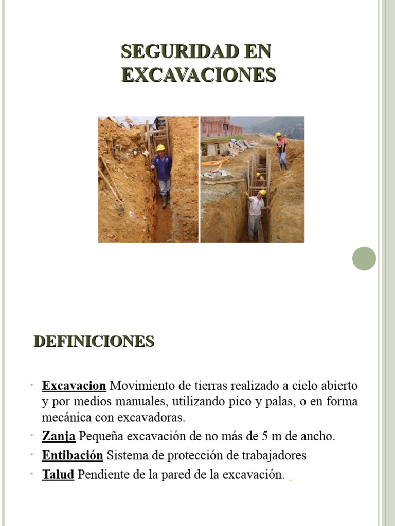 EXCAVACIONES | PDF