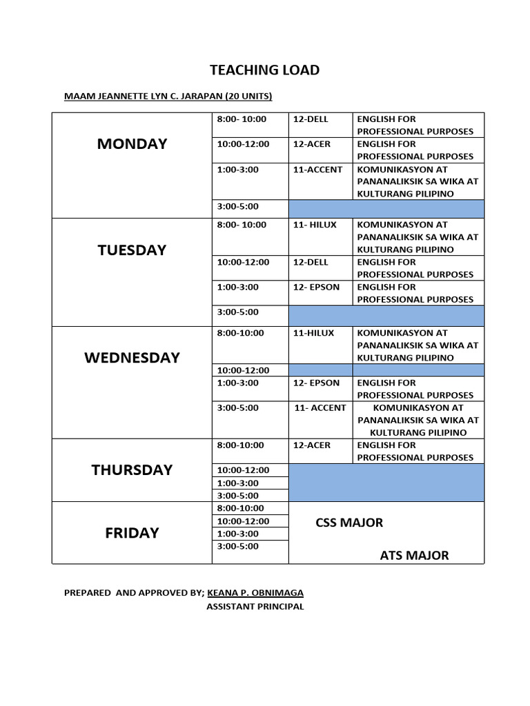 Teaching Load | Download Free PDF | Web Design | Cascading Style Sheets