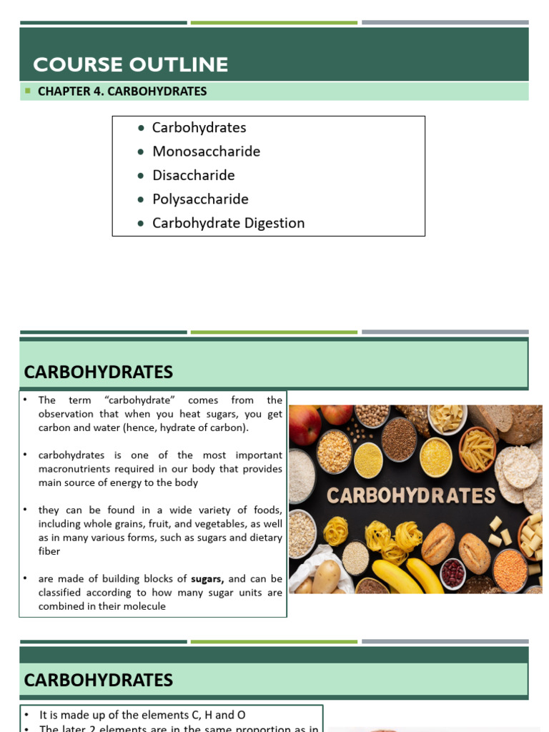 Understanding Carbohydrates: Types & Functions | PDF | Carbohydrates ...