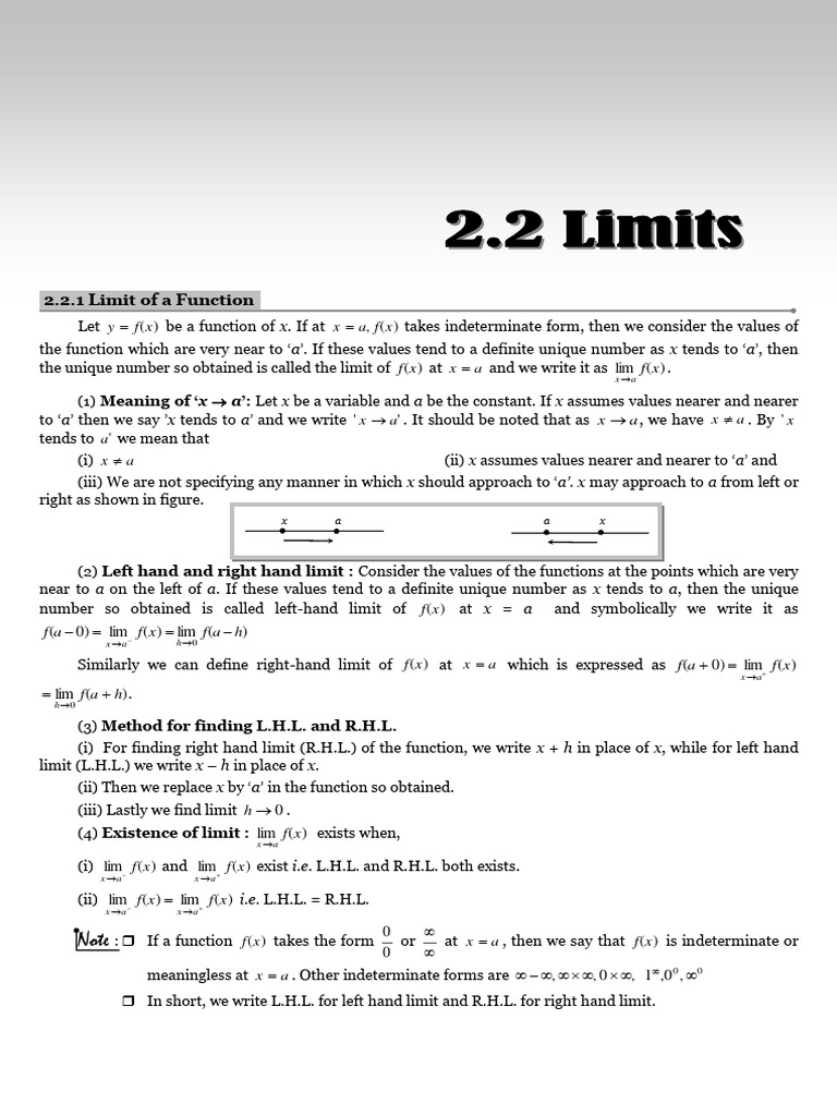 4.1 Limits | PDF