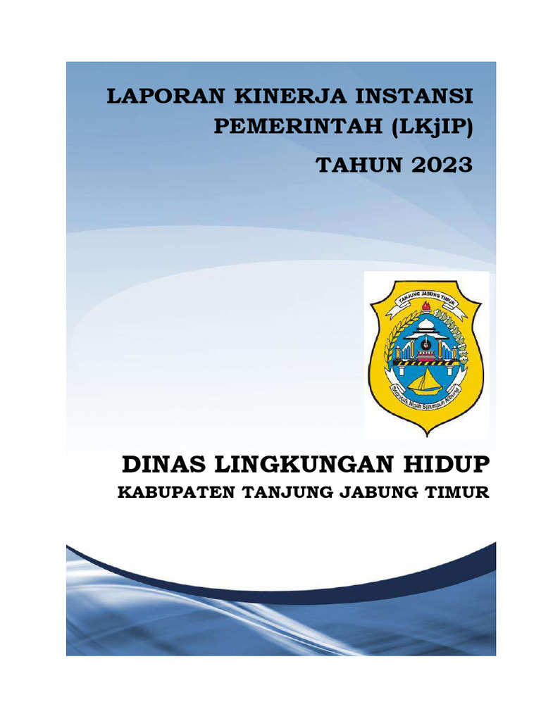 82 Dokumen Lkjip Iku PK Pohon Kinerja Cascading DLH TJT 2023 ...