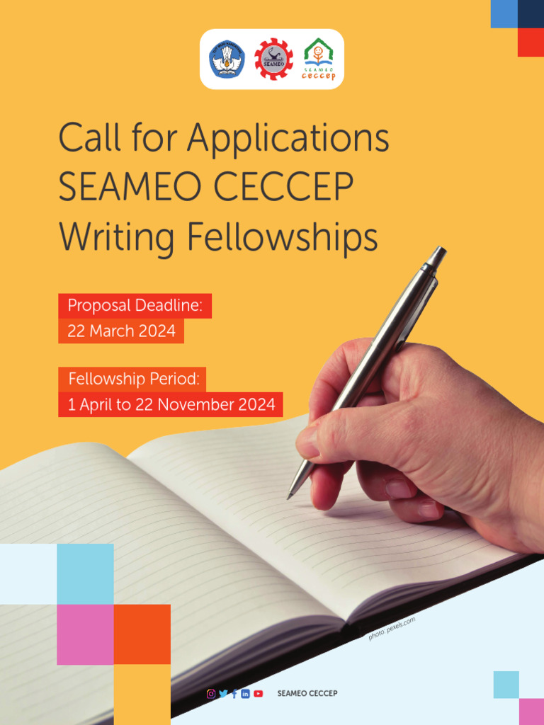 SEAMEO CECCEP Writing Fellowship 2024 | PDF | Career & Growth