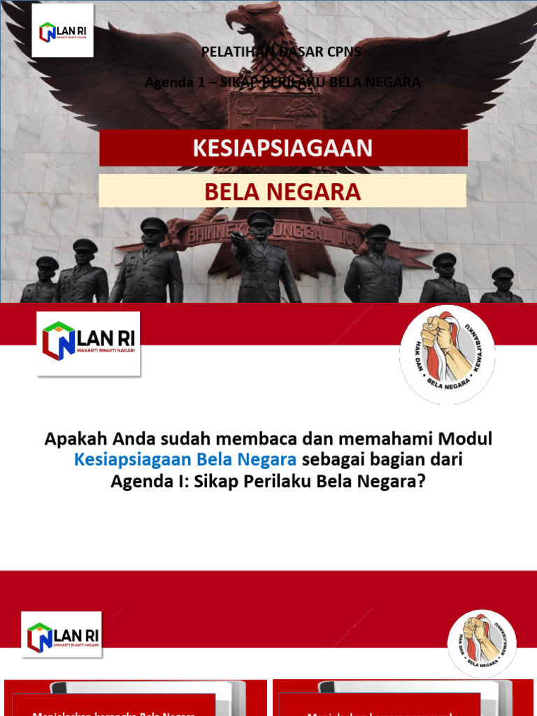 Agenda 1 - Kesiapsiagaan BN | PDF
