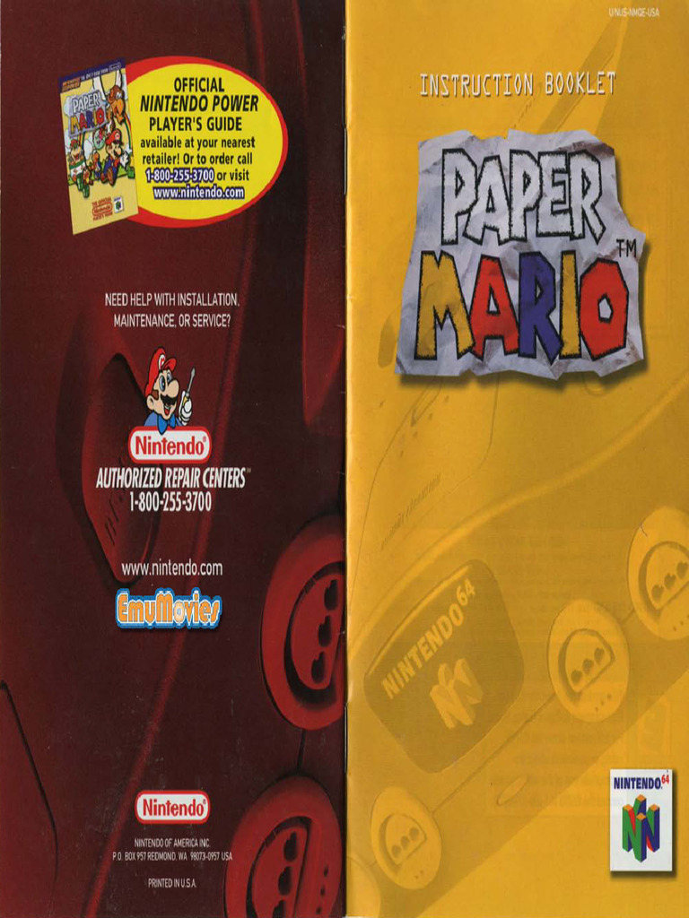 Paper Mario - 2000 - Nintendo | PDF