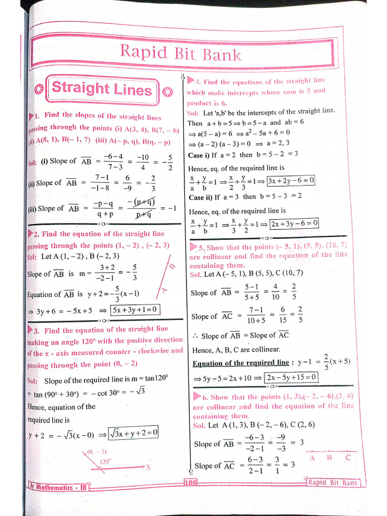 MATHS 1B Rapid Bit Bank | PDF