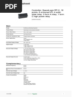 RP-C - SpaceLogic Room Controllers Specification Sheet | PDF | Relay | Computer Network