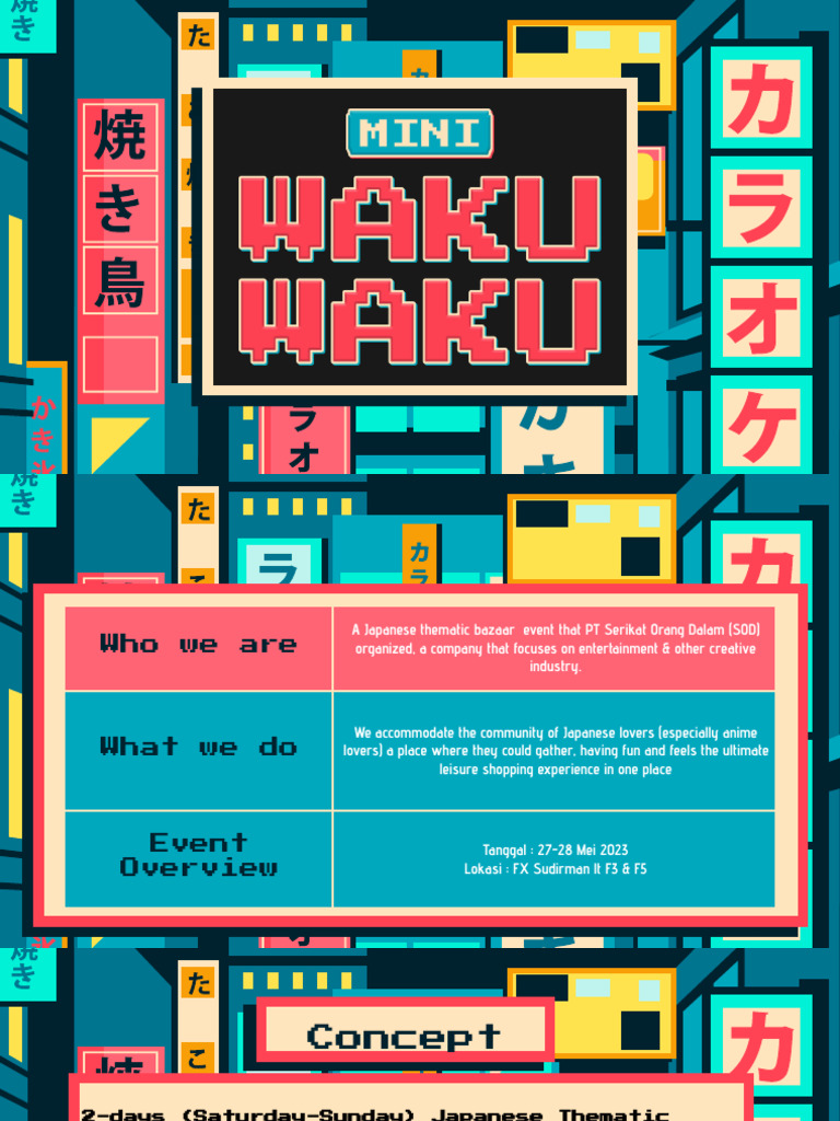 Proposal Mini Waku Waku Tenant | PDF