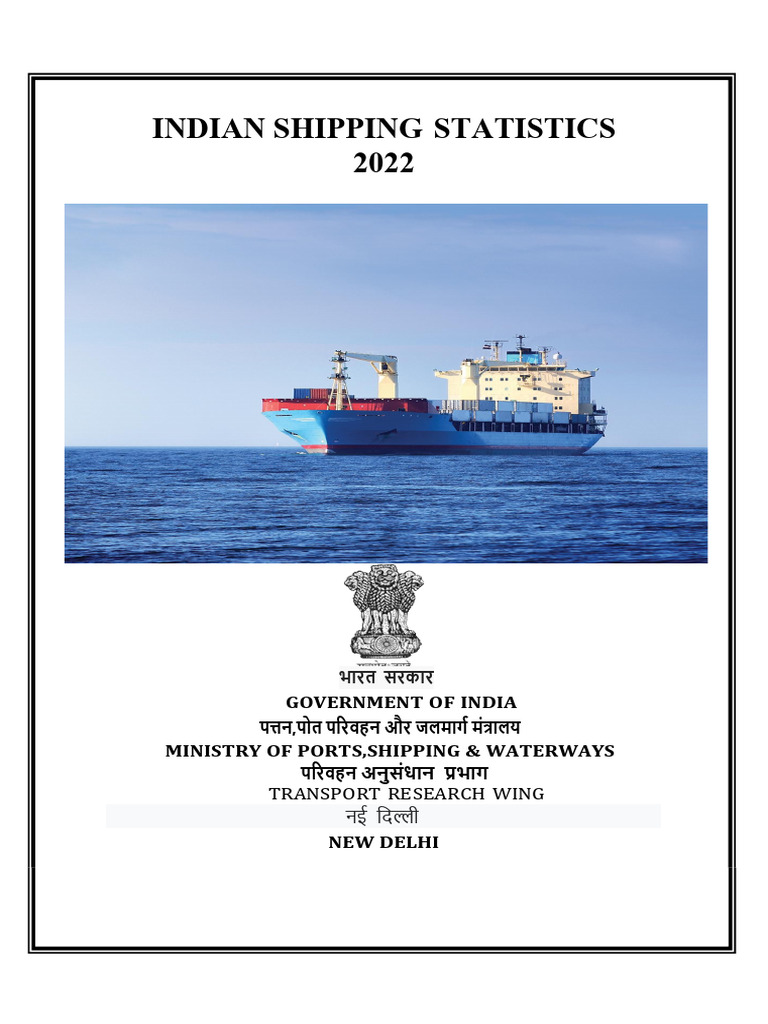 Indian Shipping Statistics 2022 | PDF