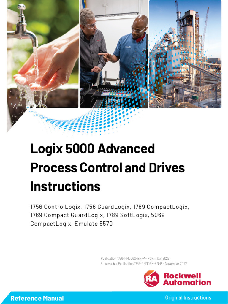 Logix 5000 Advanced Process Control and Drives Instructions: Reference Manual | PDF | Automation ...