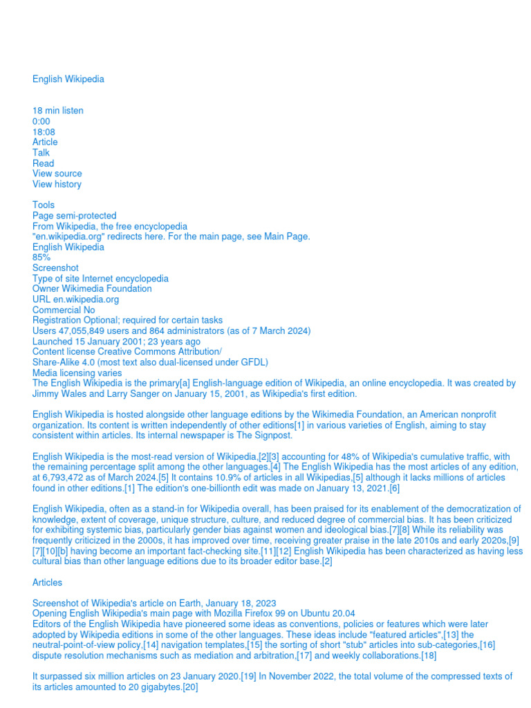 1 | PDF | Wikipedia | Websites