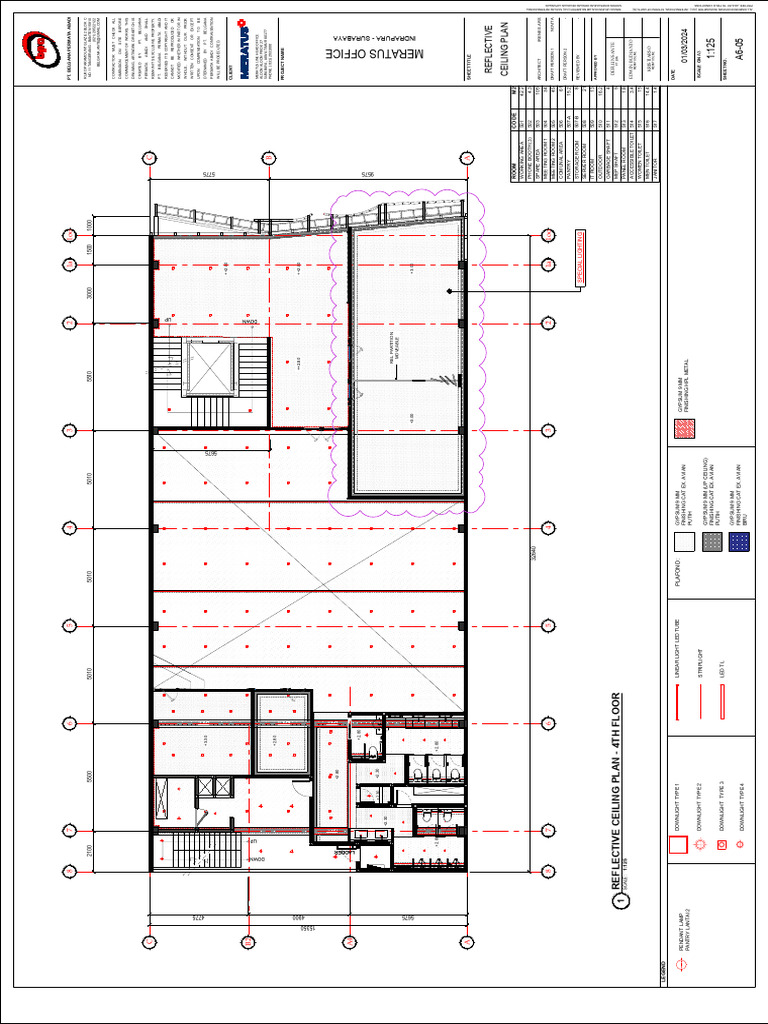 Reflective Ceiling Plan - 4th & 5th Floor - Indrapura - 20240301 | PDF