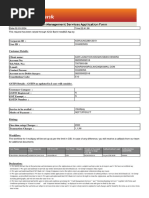 Indusind Request Form | PDF