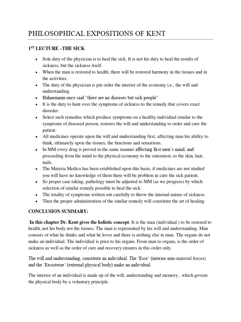 Kent Revised | PDF | Homeopathy | Matter
