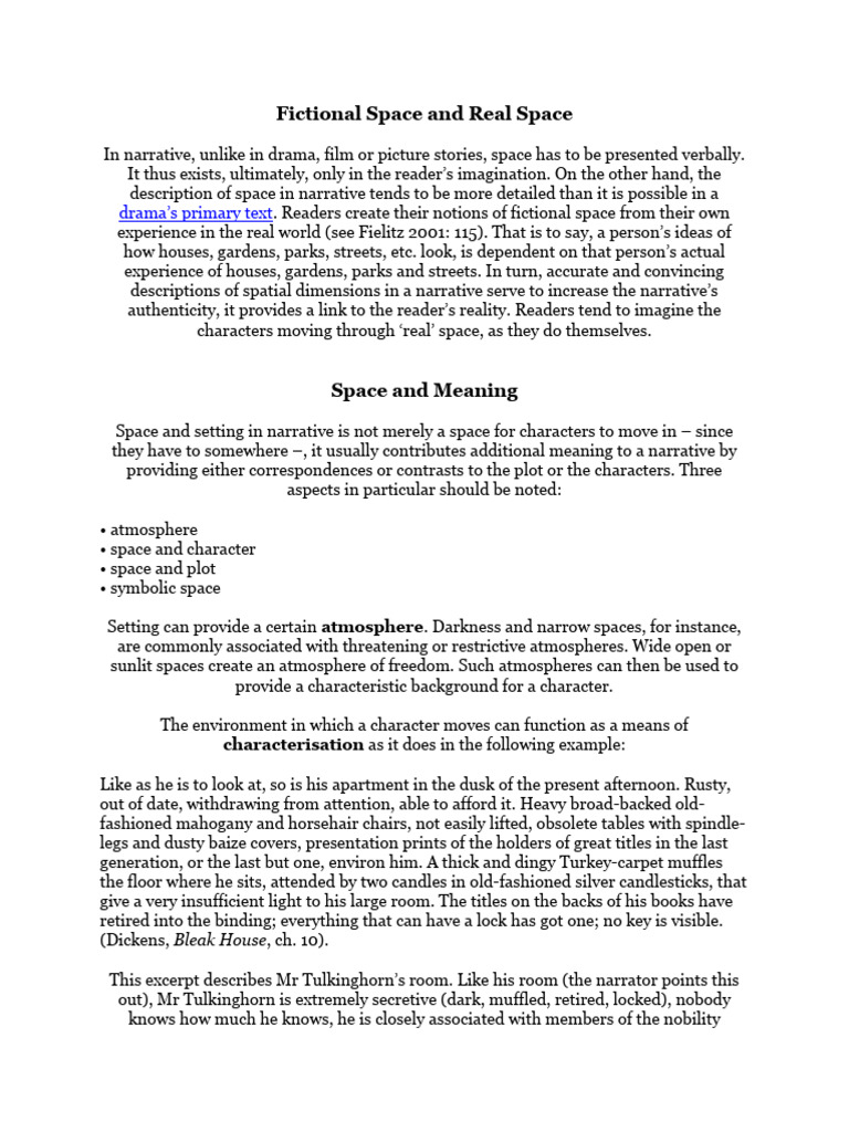 Space | PDF | Narrative | Space