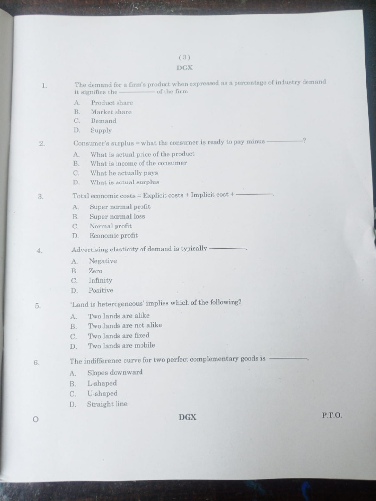 Eco BCK June 22 Paper | PDF