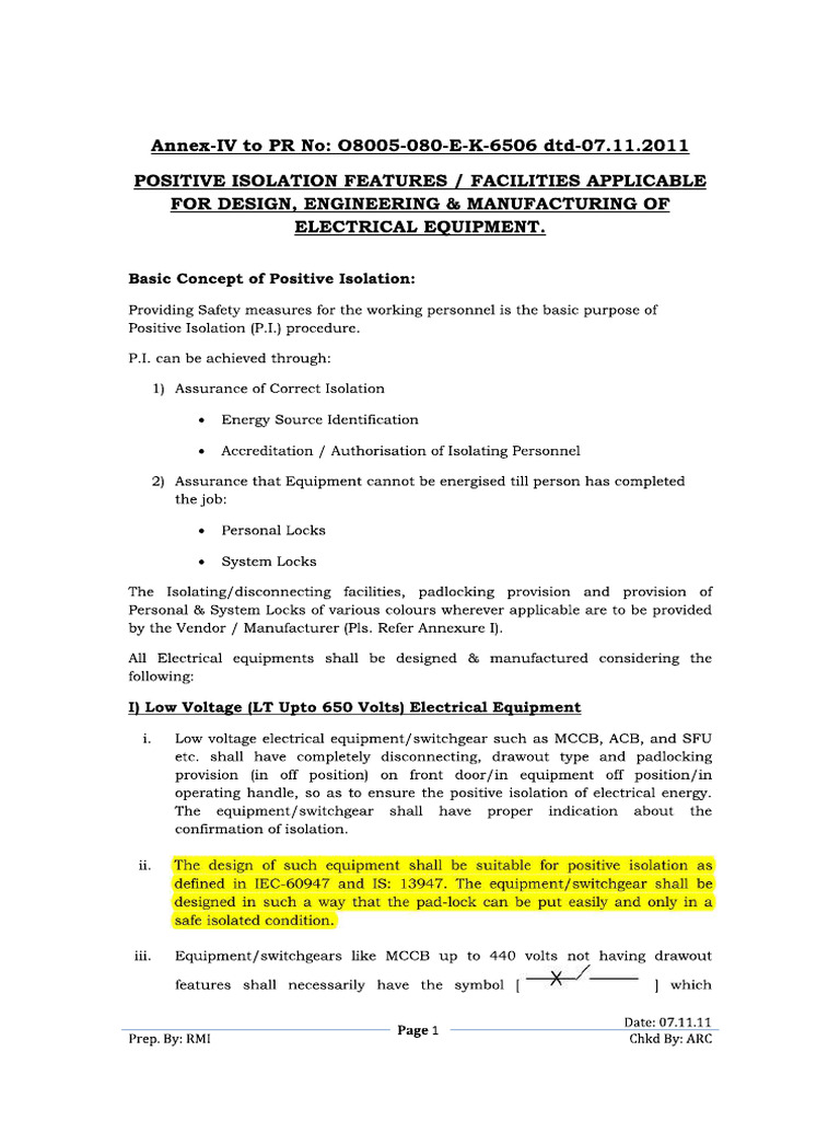 Ilide - Info Positive Isolation PR | PDF