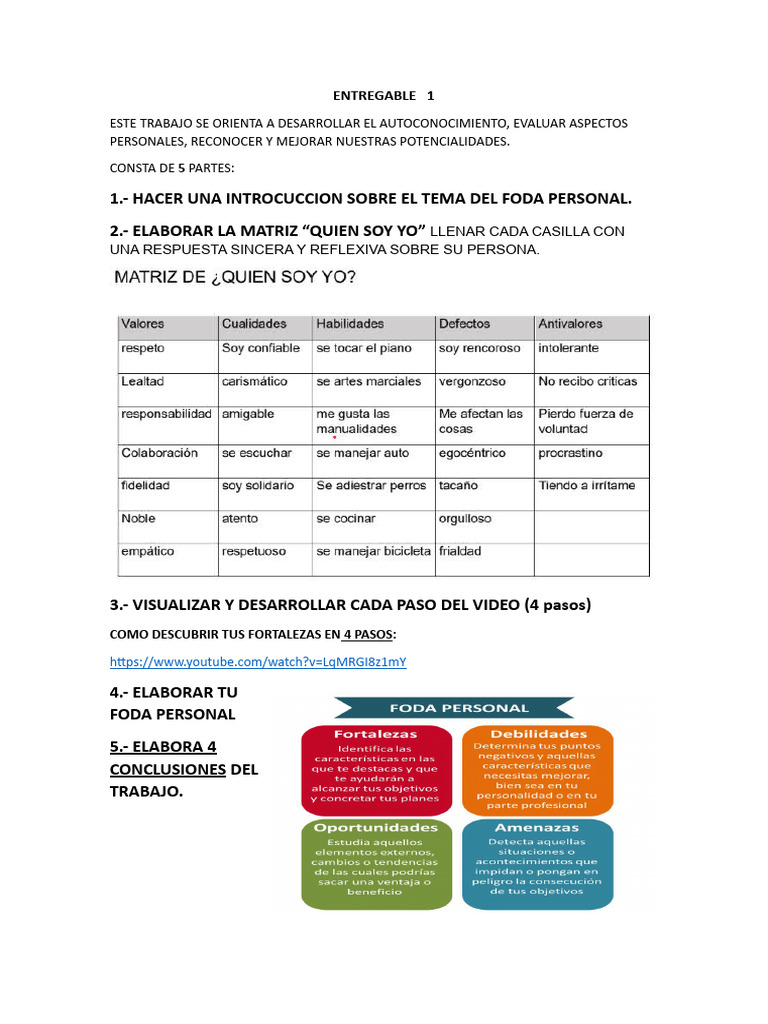 Entregable 1 Tarea para Plataforma 2024 Febrero | PDF