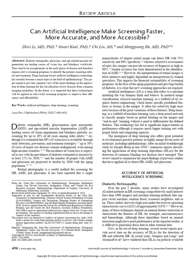 2 Can Artificial Intelligence Make Screening Faster, More Accurate, and ... 2 Can Artificial Intelligence Make Screening Faster, More Accurate, and ...