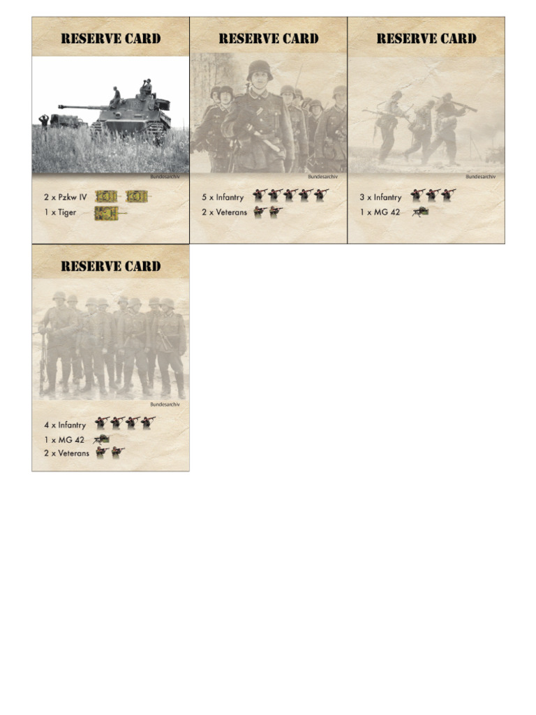 Scream Aim Fire Reserve Cards | PDF