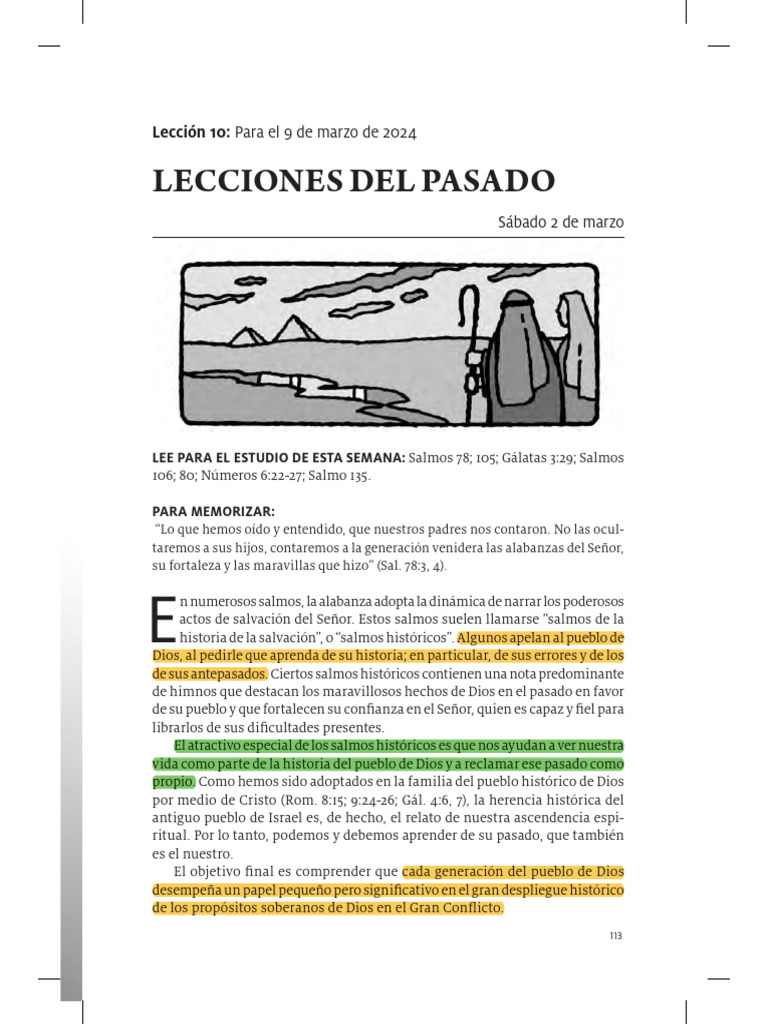 10 Lecciones Del Pasado | PDF