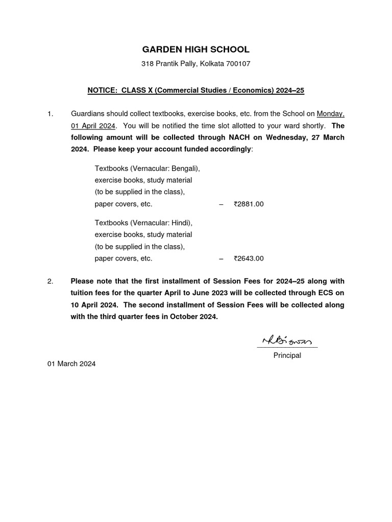 GHS Bks & ExBks Price 24-25 at CL 10 | PDF