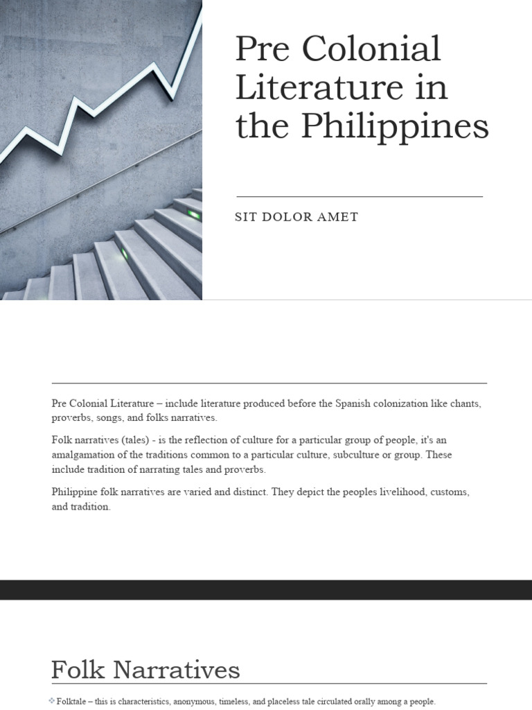 Pre Colonial Literature in The Philippines | PDF