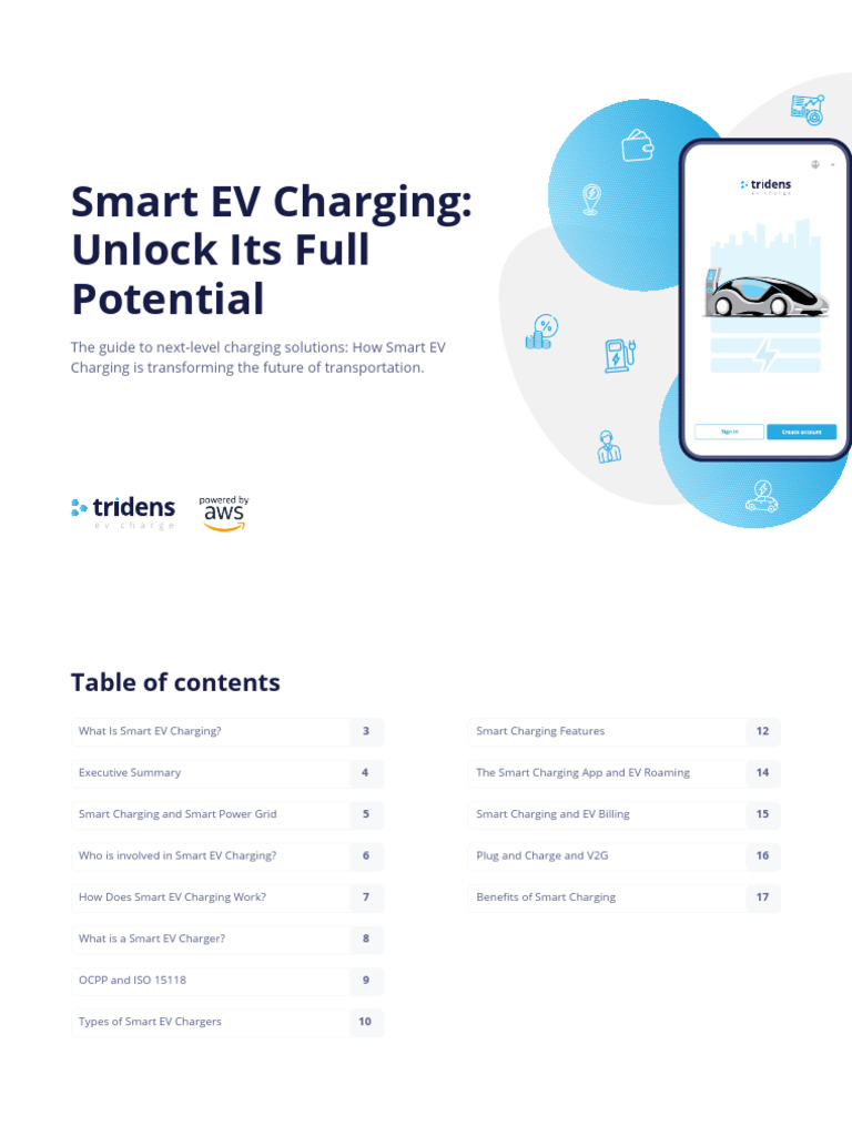 Smart EV Charging Explained | PDF | Electric Vehicle | Smart Grid