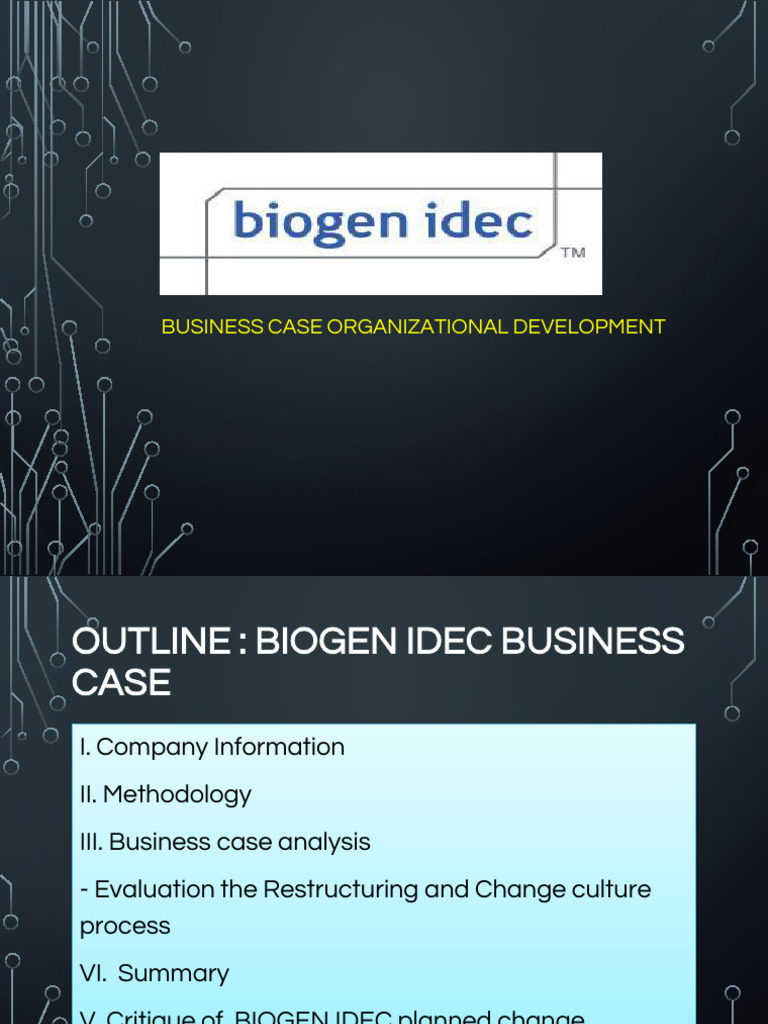 Biogen-Idec Prezo Business Case Final v2 050317 | PDF | Strategic Management | Economies