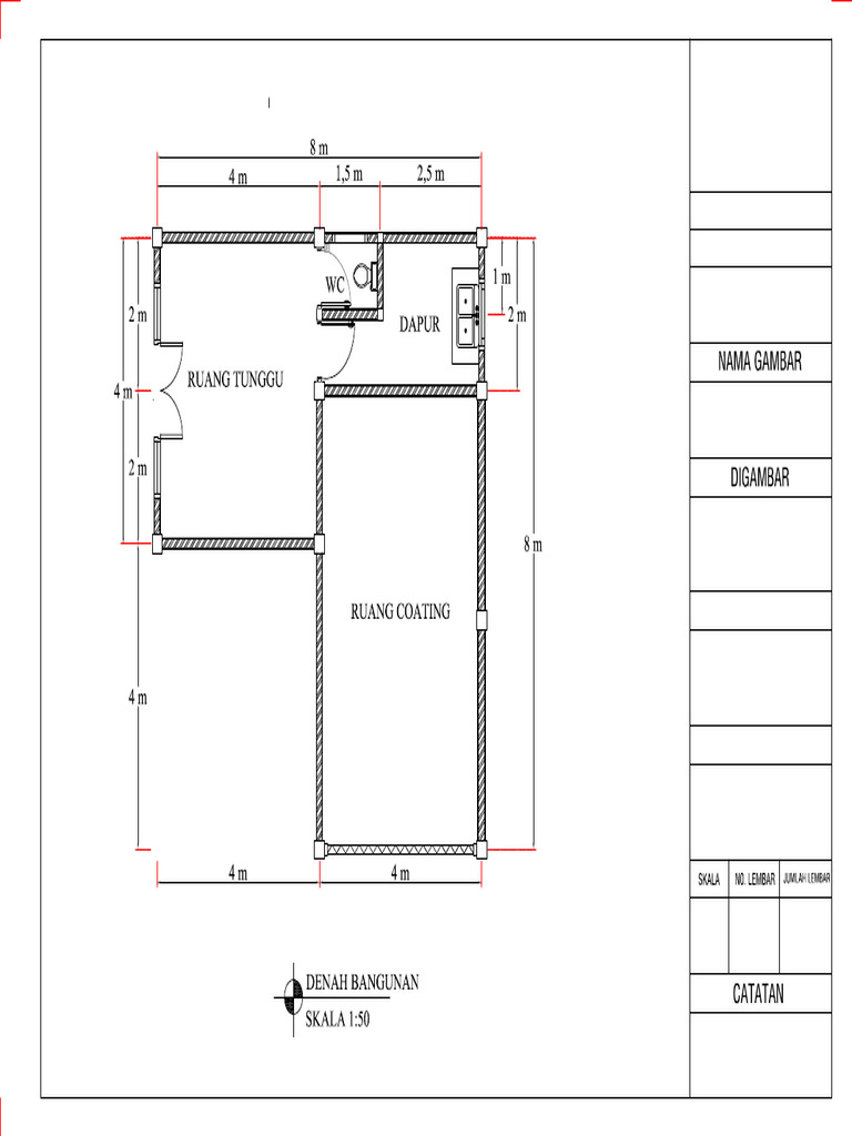 Gambar Rencana Ruang Coating Mobil | PDF
