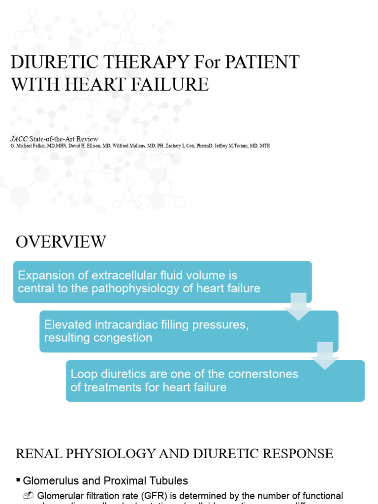 Diuretic Therapy | Download Free PDF | Kidney | Medical Specialties