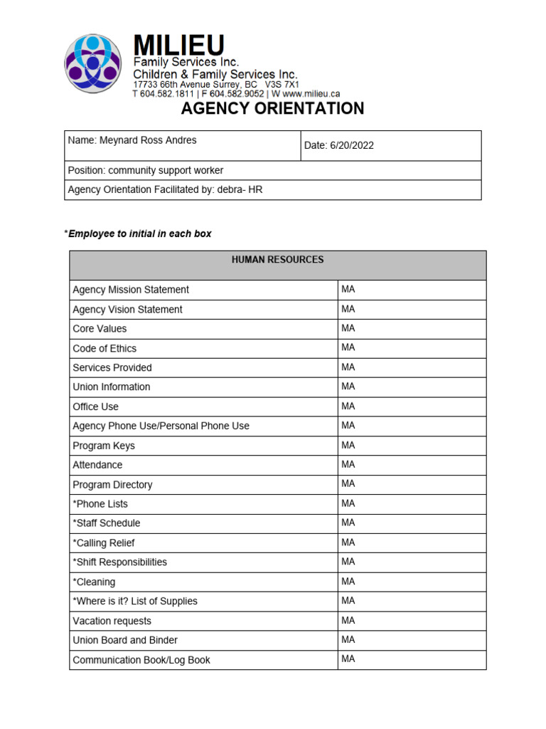 1. Agency Orientation 2022 | PDF | Emergency | Occupational Safety And ...