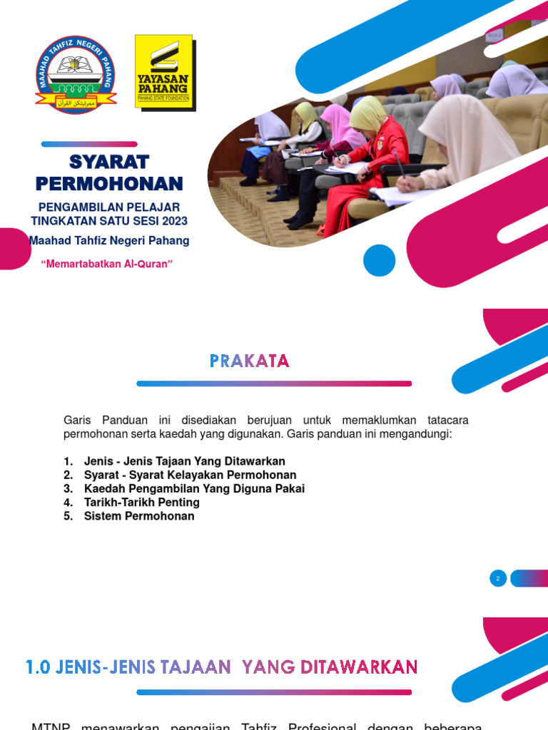 Syarat Permohonan Pengambilan Pelajar Tingkatan 1 2023 V 1.0 2 | PDF Syarat Permohonan Pengambilan Pelajar Tingkatan 1 2023 V 1.0 2 | PDF
