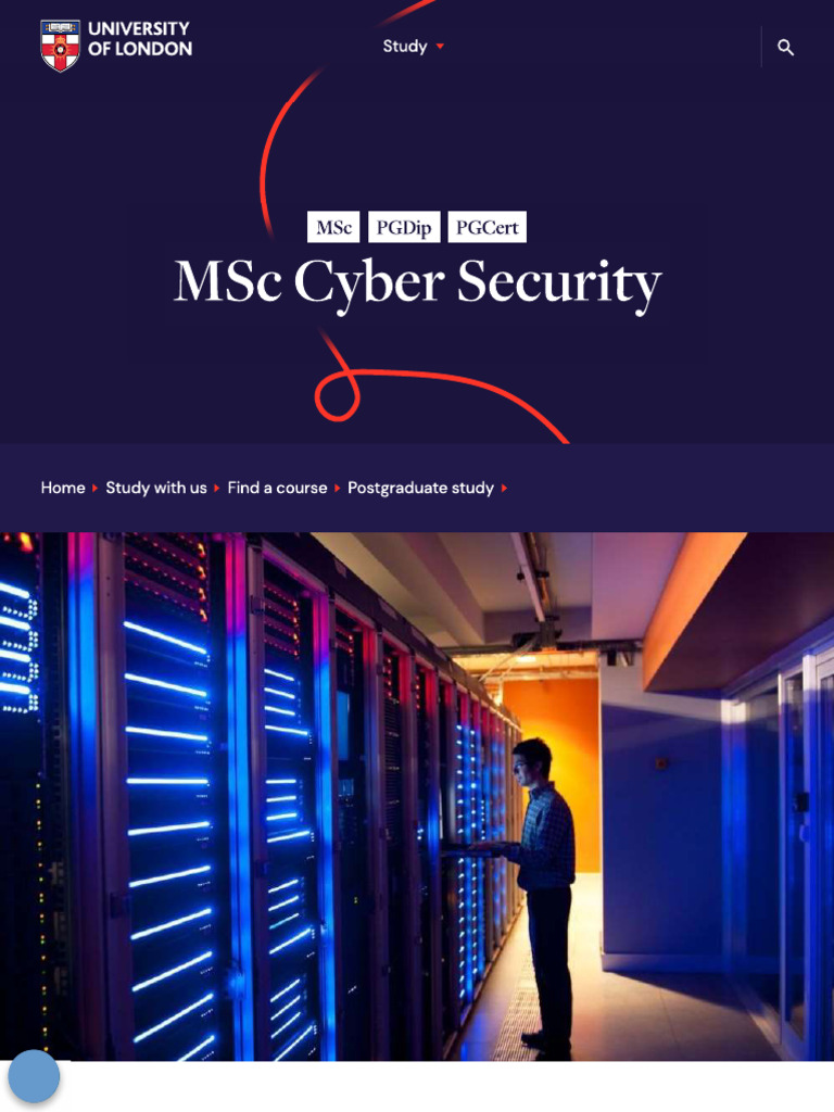 MSC CyberSec UniverOfLondon UK | PDF