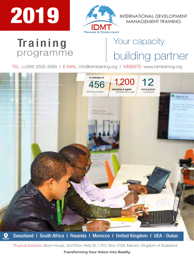 IDMT Training Programme Overview | PDF | Audit | Project Management