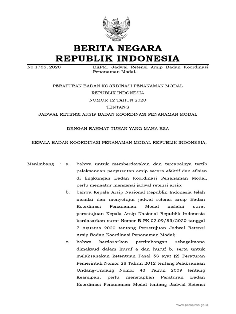 Jra BKPM | PDF
