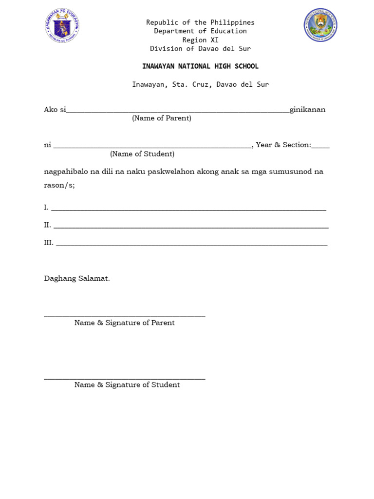 Letter Format | PDF