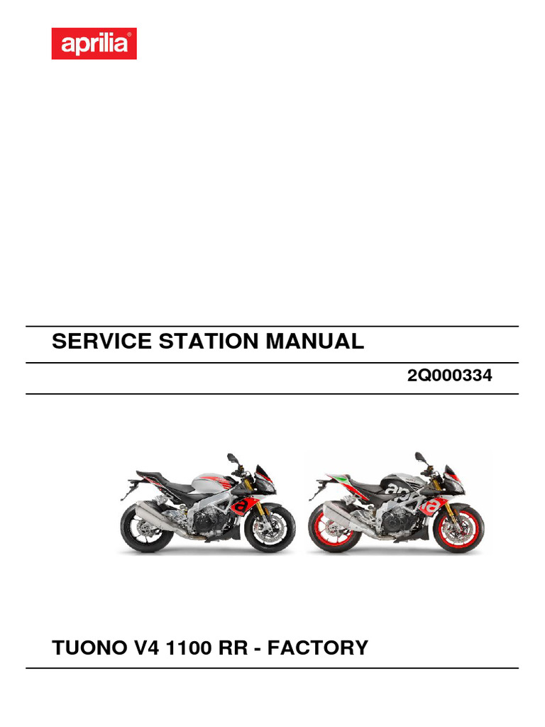 Aprilia Tuono v4 1100 RR Factory E4 Eu Usa Asia 20 | Download Free PDF | Electrical Connector ...