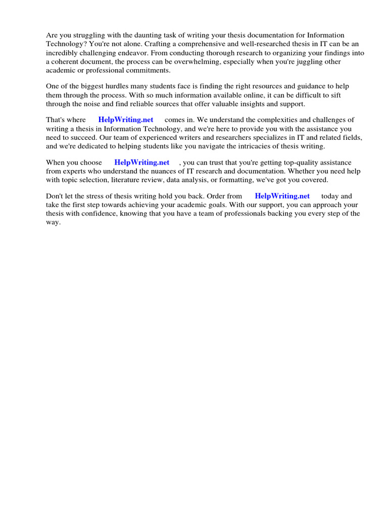 Sample Thesis Documentation For Information Technology PDF | PDF