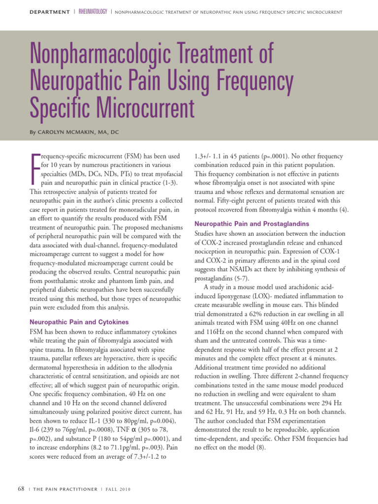 Neuropathic Pain | PDF | Peripheral Neuropathy | Pain