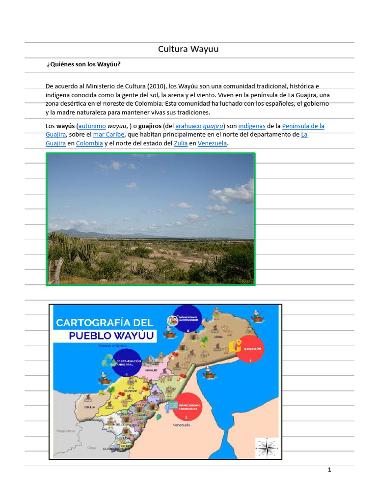 Cultura Wayuu | PDF | Ciencias sociales