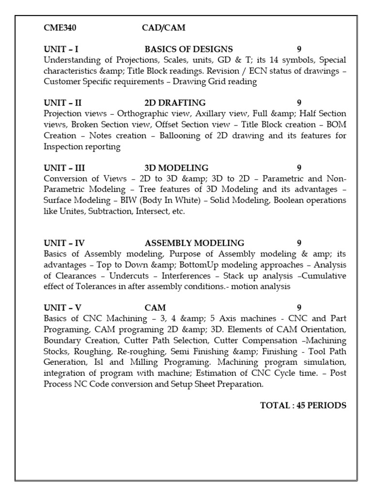 Unit - 1 Basic Design | PDF | Geometry