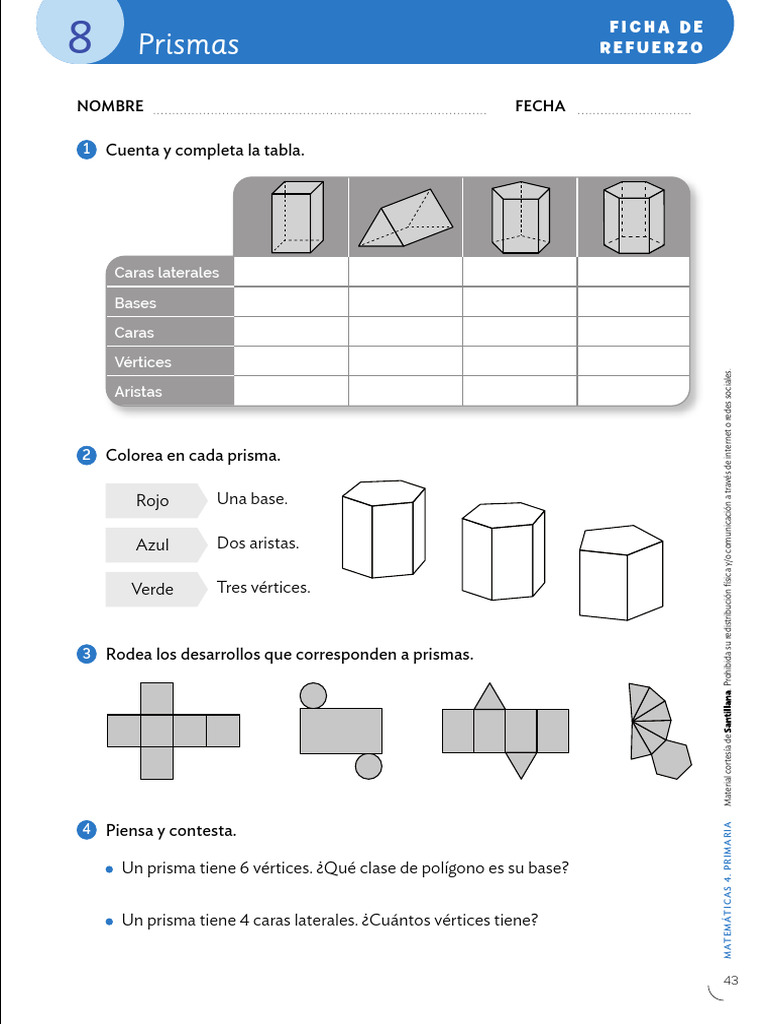 Repaso Mate Tema 8 | PDF