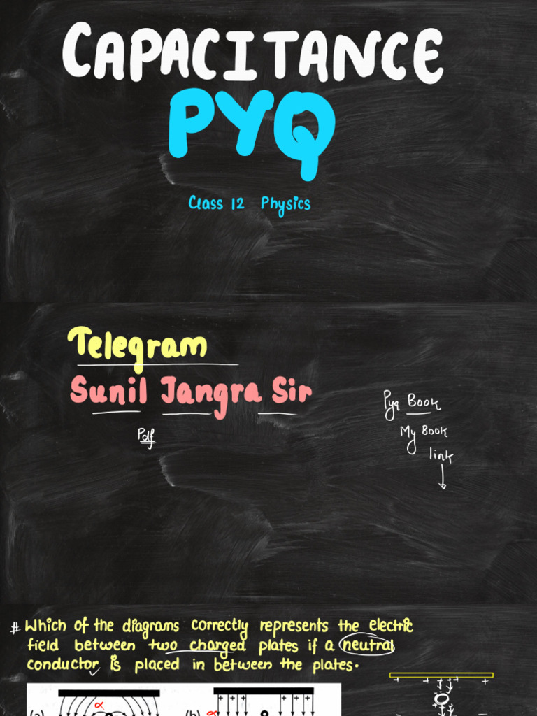 Capacitor Pyq CH 2 | PDF